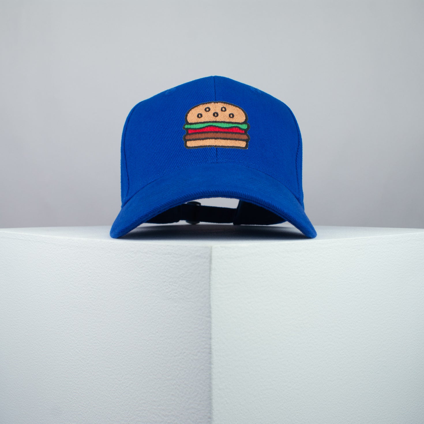 Burger Baseball Cap – Hatty Hats Embroidery