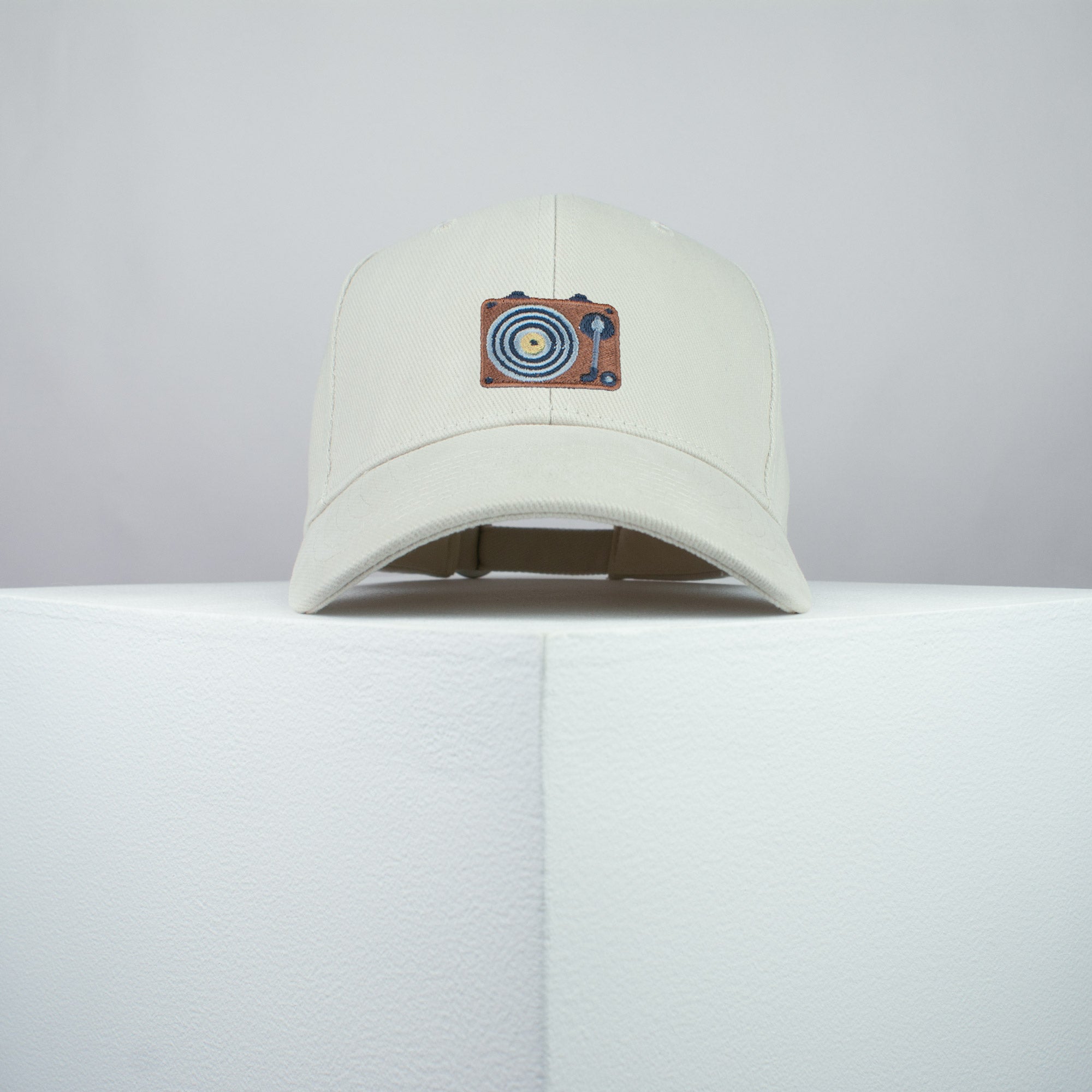 Record Player Baseball Cap – Hatty Hats Embroidery