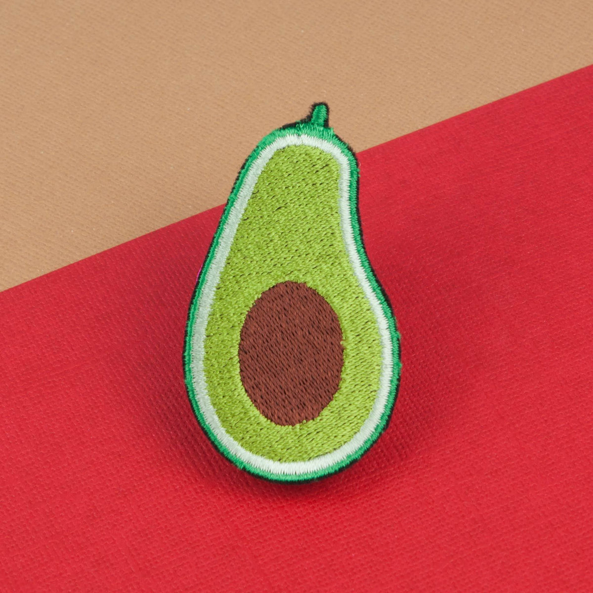 Avocado Iron on Patch – Hatty Hats Embroidery
