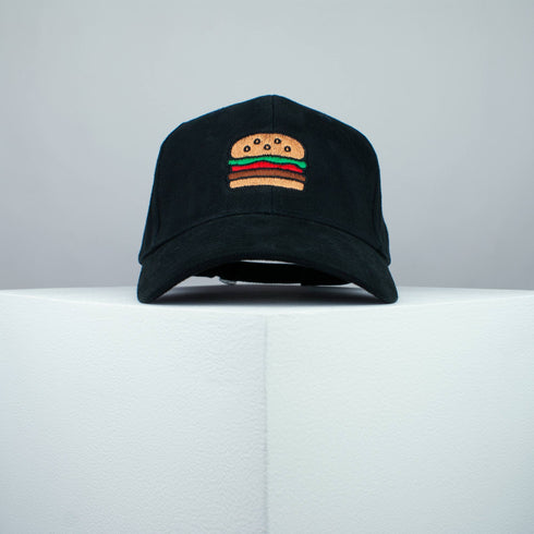 Burger Baseball Cap – Hatty Hats Embroidery