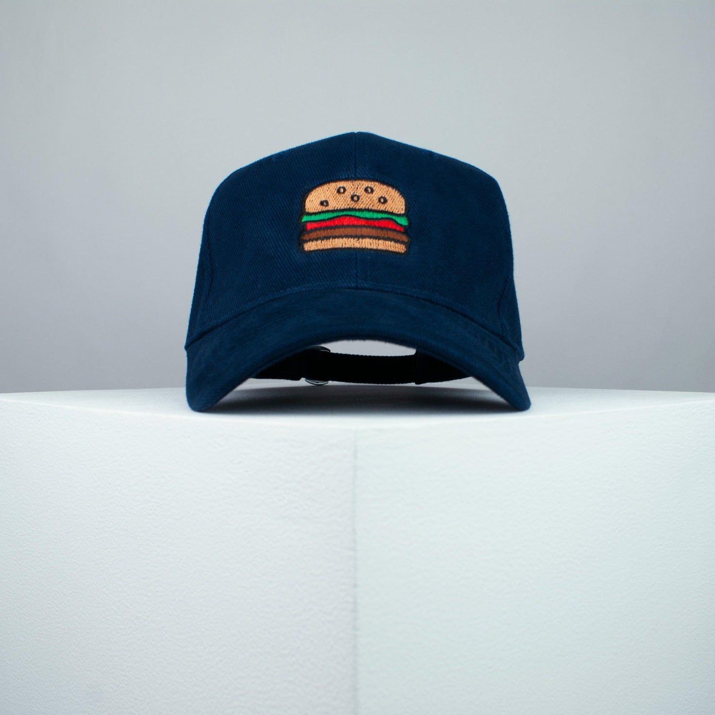 Burger Baseball Cap – Hatty Hats Embroidery