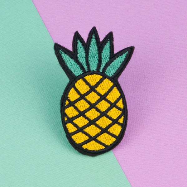 Boom Button Iron on Patch – Hatty Hats Embroidery