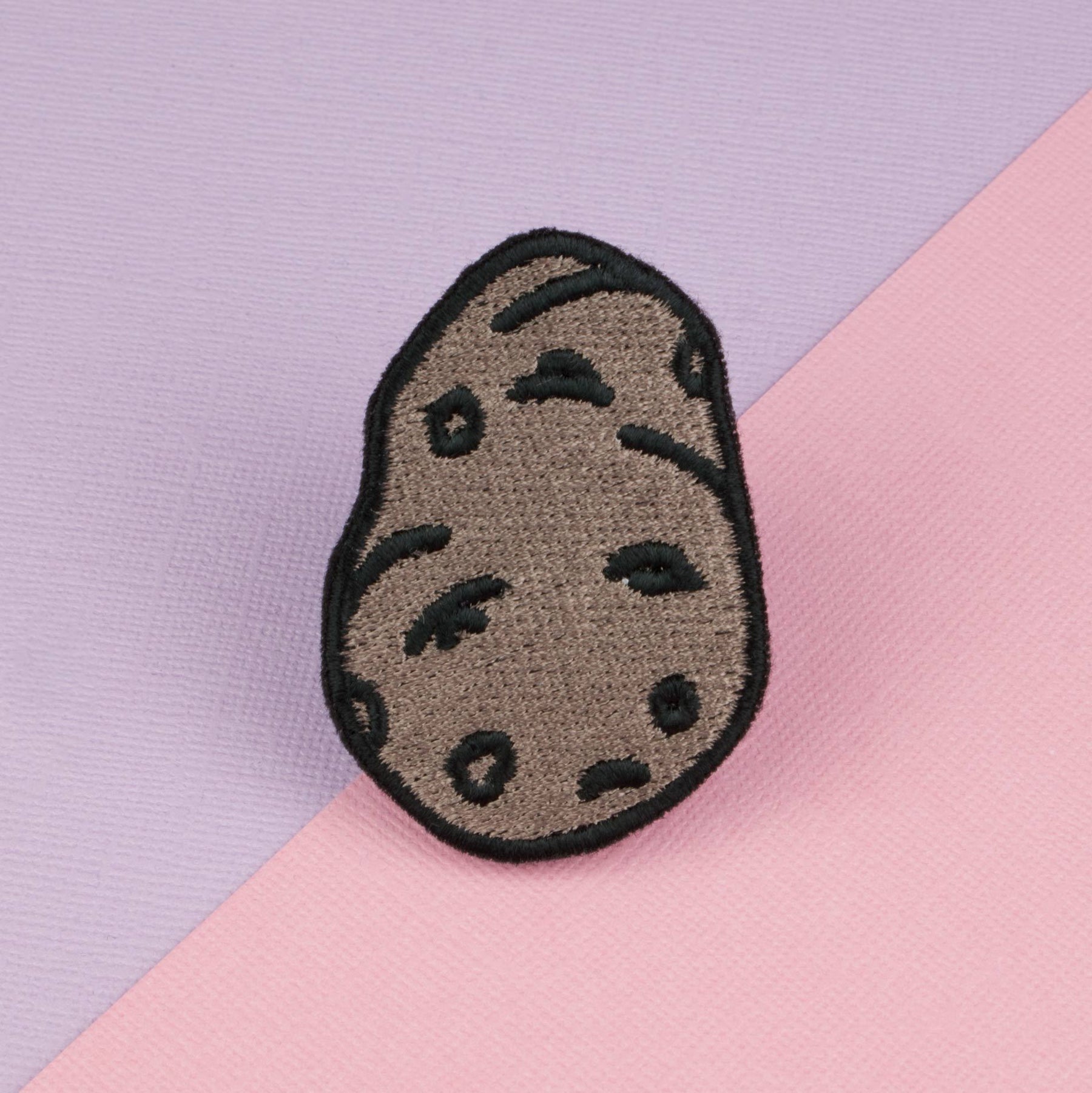 Boom Button Iron on Patch – Hatty Hats Embroidery